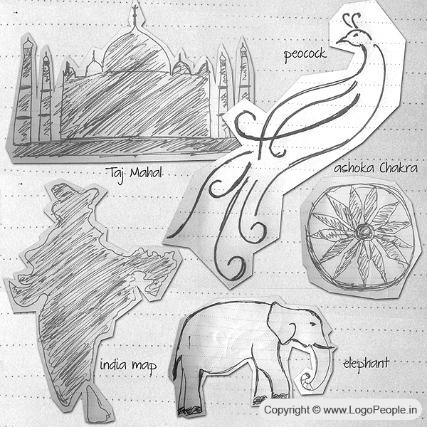 Step by Step - Logo Design Creative Process for Indian company