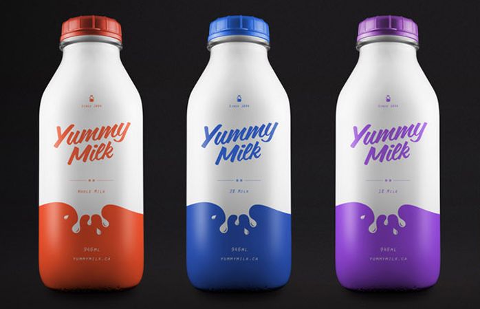 Creative Milk Packaging Design For Inspiration - LogoPeople