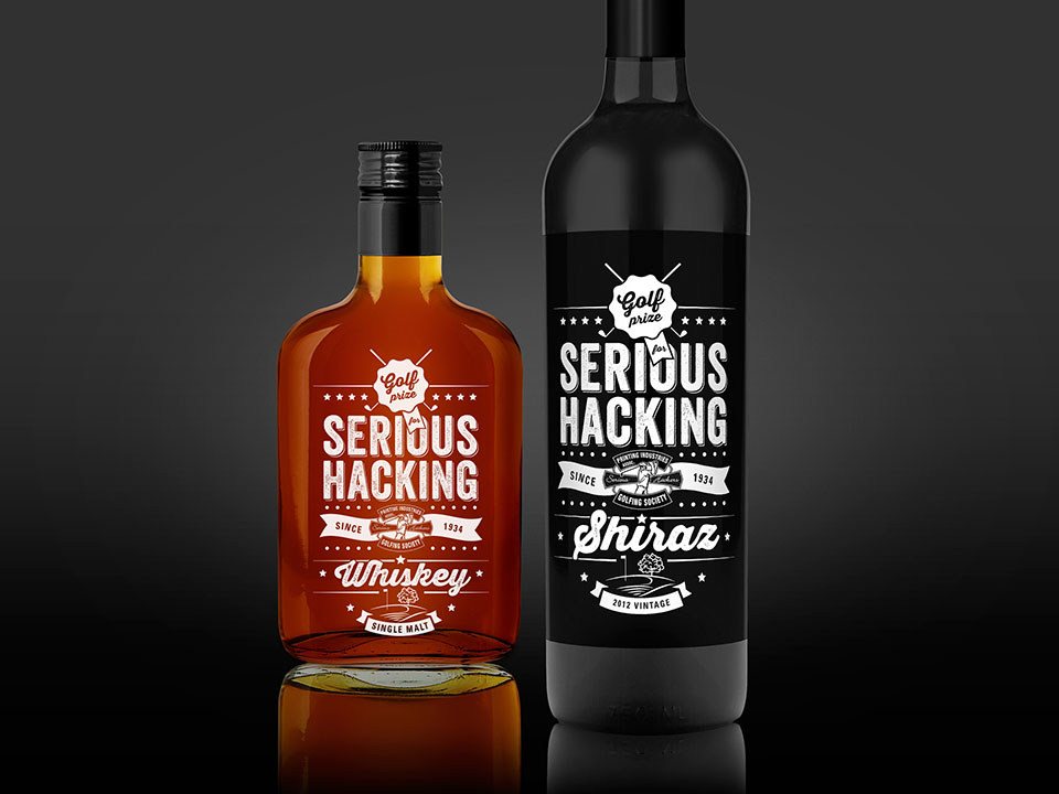 Creative Wine Bottle Label and Packaging Design - LogoPeople